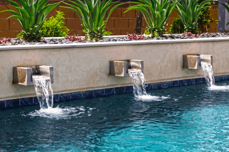 Water Features That Perfectly Pair With A Geometric Pool
